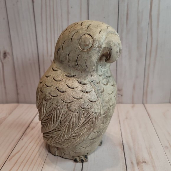 Accents | Rustic Primitive Carved Distressed Wood Hawk Figurine | Poshmark